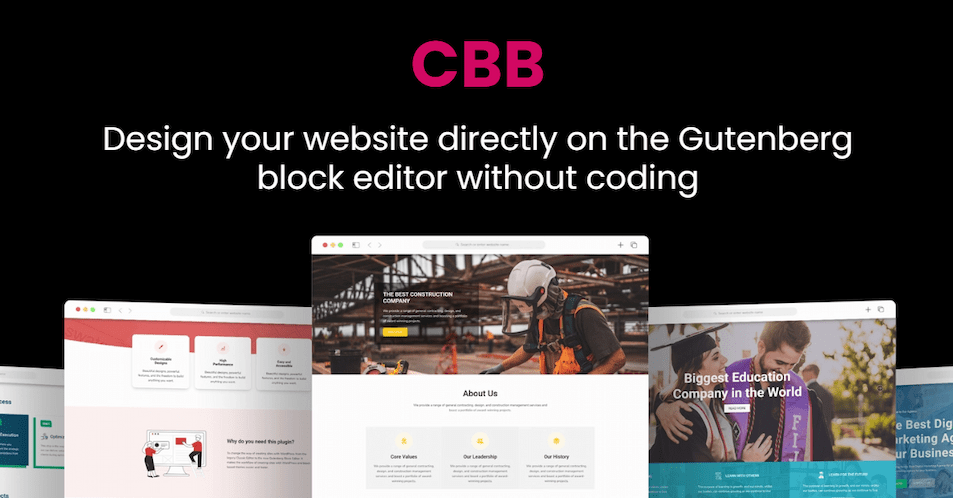 Cbb Create Custom Blocks And Layouts Visually In Gutenberg